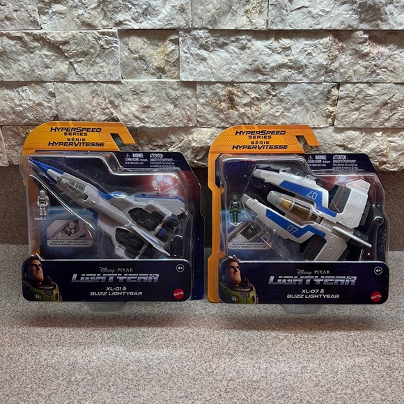 Mattel | Toys | Set Of 2 Disney Pixar Buzz Lightyear Hyperspeed Xl Xl07 ...